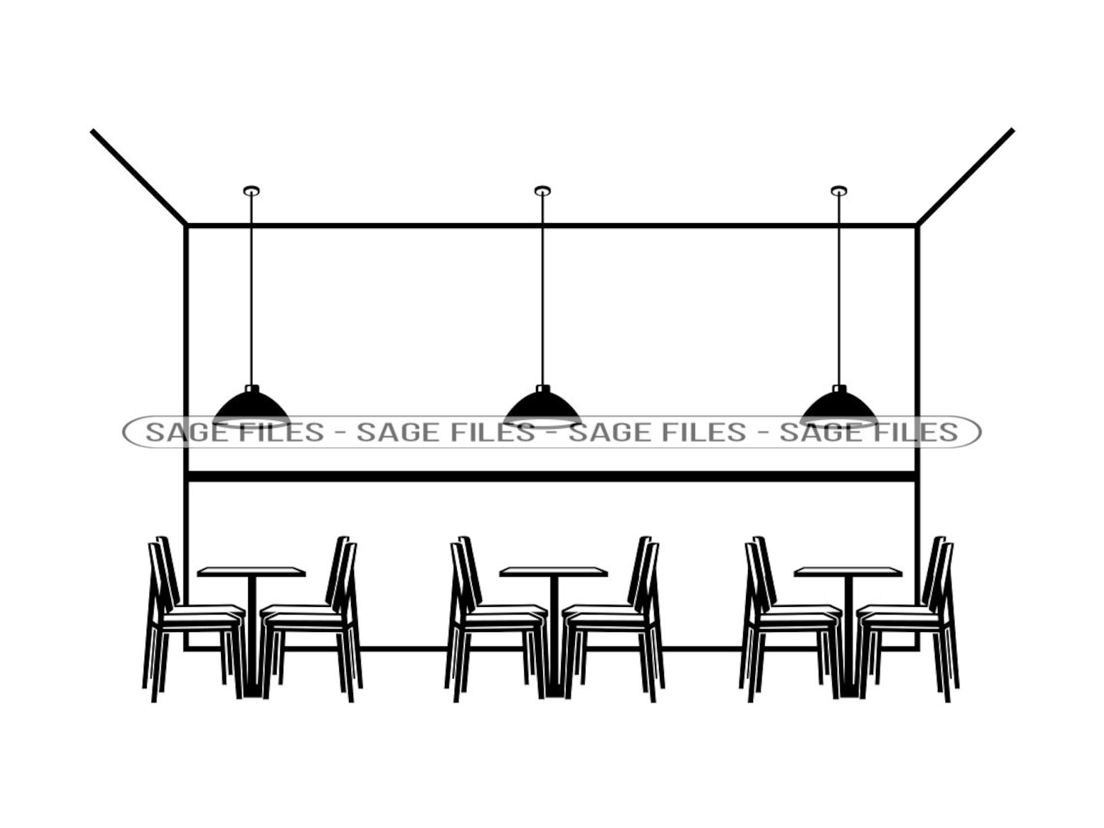 Cafe 2 SVG Cafe SVG Restaurant Svg Eatery Svg Cafe - Etsy