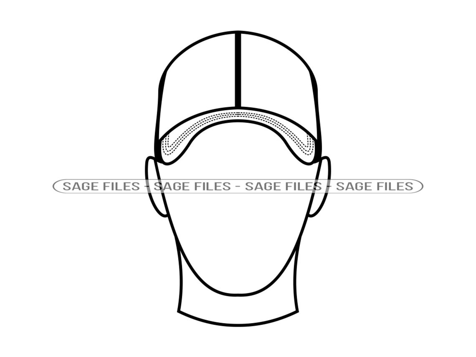 Man Wearing A Cap SVG Baseball Hat Svg Cap Svg Baseball Hat - Etsy