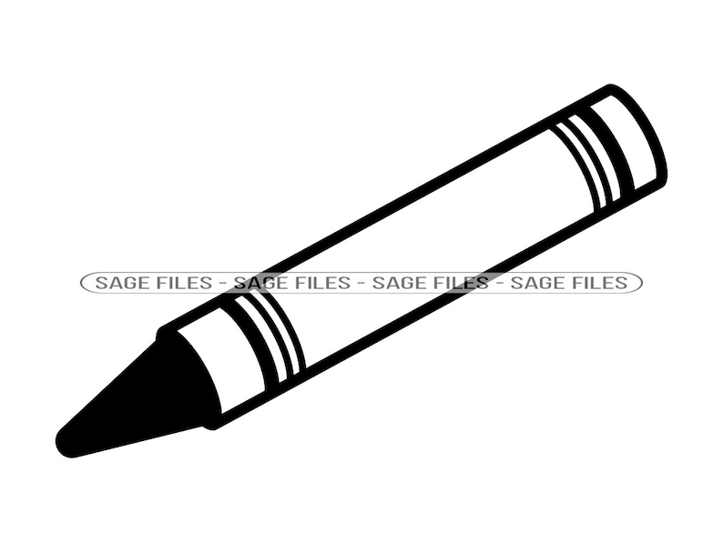 Crayon SVG, Coloring Svg, Crayon Clipart, Crayon Files for Cricut ...