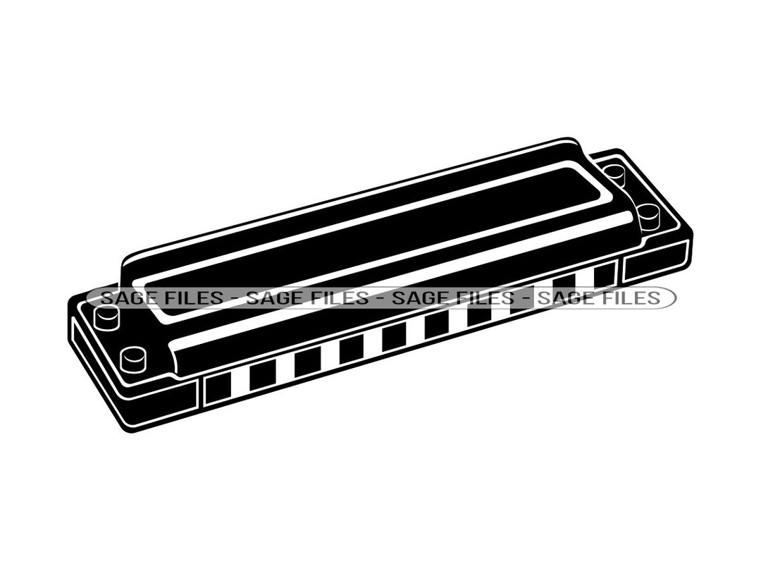 Harmonica SVG, Harmonica Clipart, Harmonica Files for Cricut, Harmonica ...