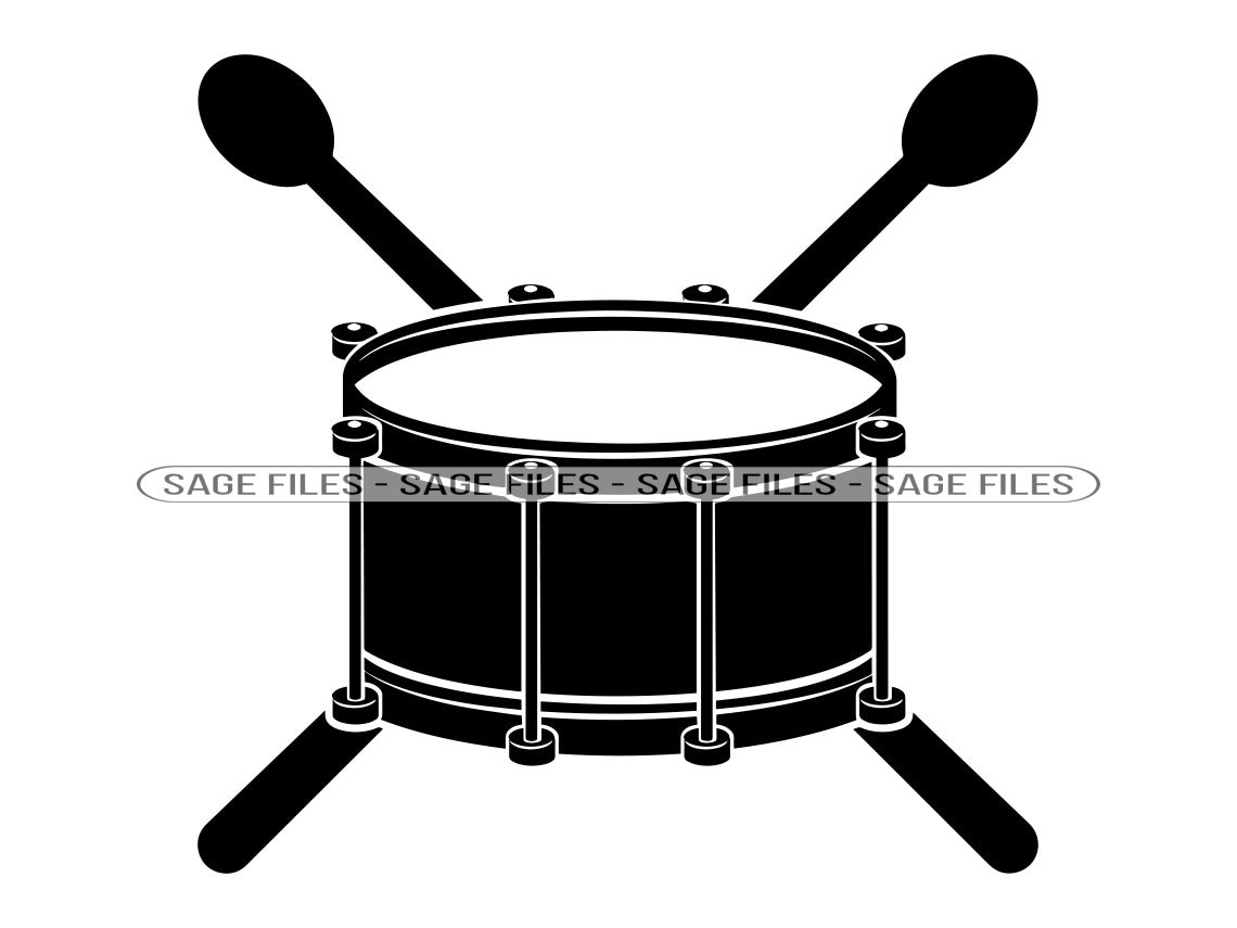 Drum Logo SVG, Snare Drum Svg, Drum Clipart, Drum Files for Cricut ...