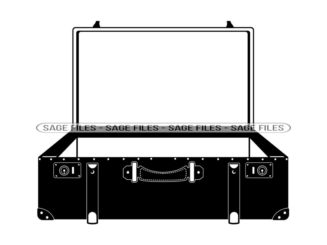 Open Suitcase SVG, Suitcase Svg, Luggage Svg, Travel Svg, Open Suitcase ...