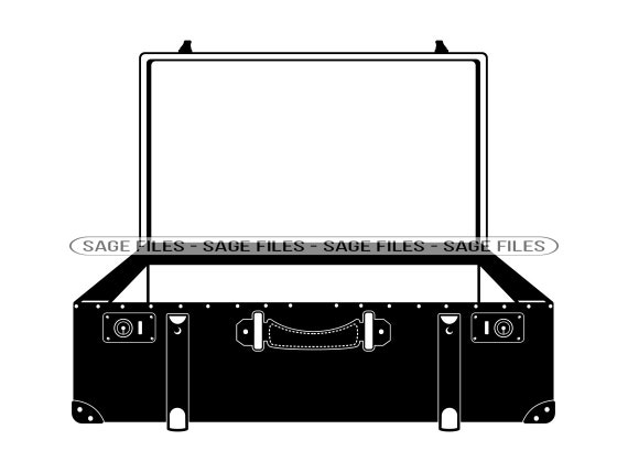 Open Suitcase SVG Suitcase Svg Luggage Svg Travel Svg Open - Etsy