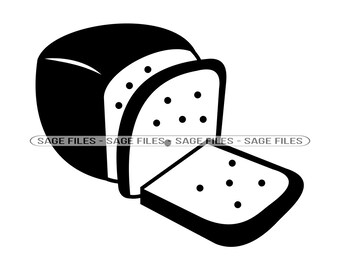Bread Outline SVG, Bread SVG, Loaf of Bread SVG, Bread Clipart, Bread ...