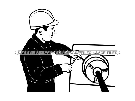 Machinist SVG Machinist Clipart Machinist Files for Cricut - Etsy