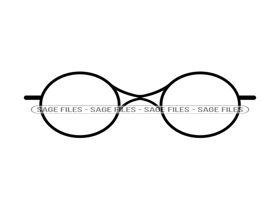 Retro Eyeglasses Svg Retro Eyeglass Frames Svg Eyeglasses Etsy
