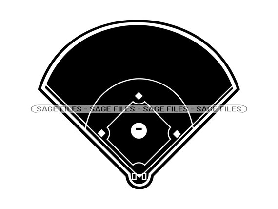 Baseball Field SVG Baseball Field Clipart Baseball Field - Etsy