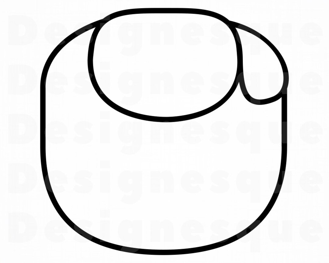 Baby Bib 2 SVG, Baby Apron Svg, Baby Svg, Toddler Svg, Baby Clipart ...