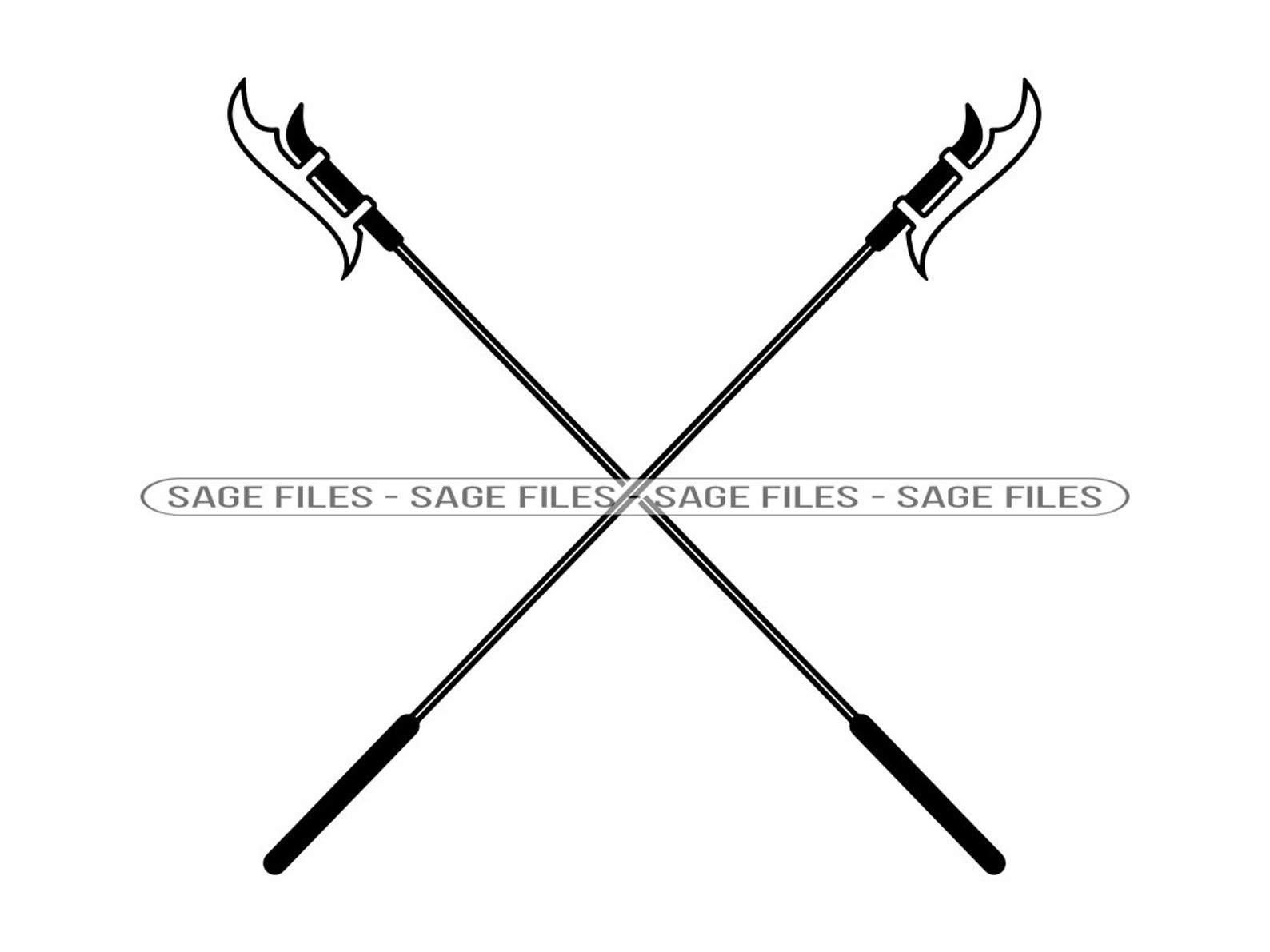 Halberd Logo SVG Halberd SVG Arms SVG Medieval Weapon Svg - Etsy