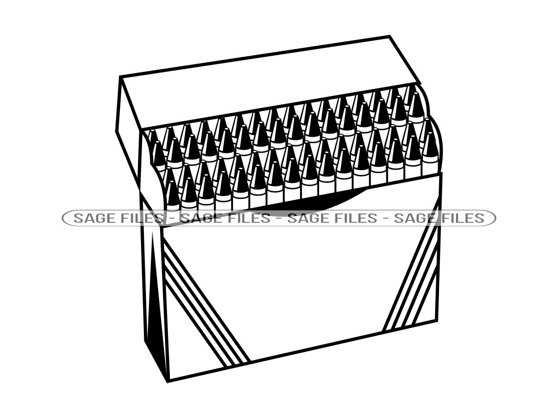 Crayons SVG Coloring Svg Crayons Clipart Crayons Files for - Etsy