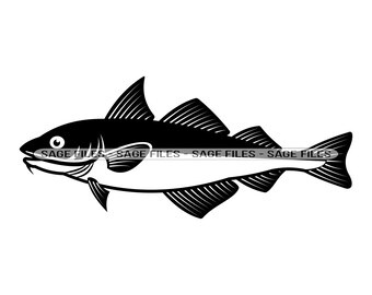 Haddock Fishing Svg - Etsy