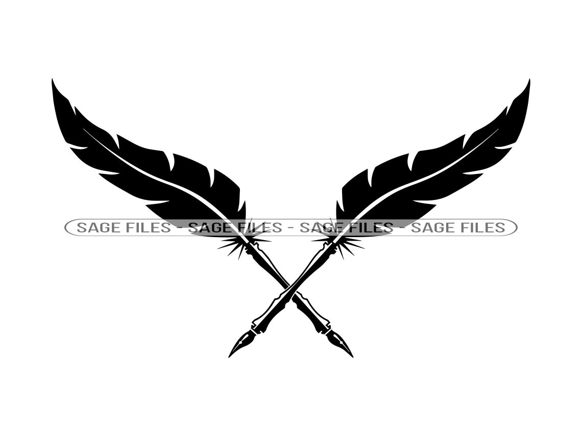 Quill 2 SVG Quill Pen Svg Feather Svg Writing Svg Quill - Etsy Canada