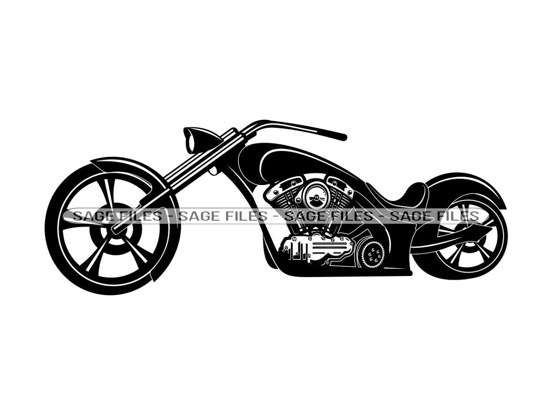 Chopper Motorcycle SVG Motorcycle SVG Motorcycle Clipart - Etsy New Zealand