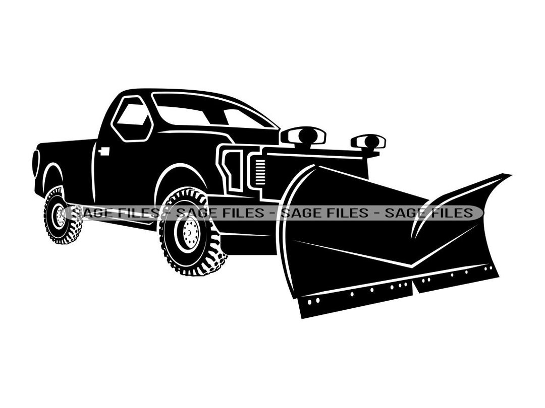 Snow Truck #2 SVG, Snowplow SVG, Snow Svg, Winter Svg, Snow Truck ...