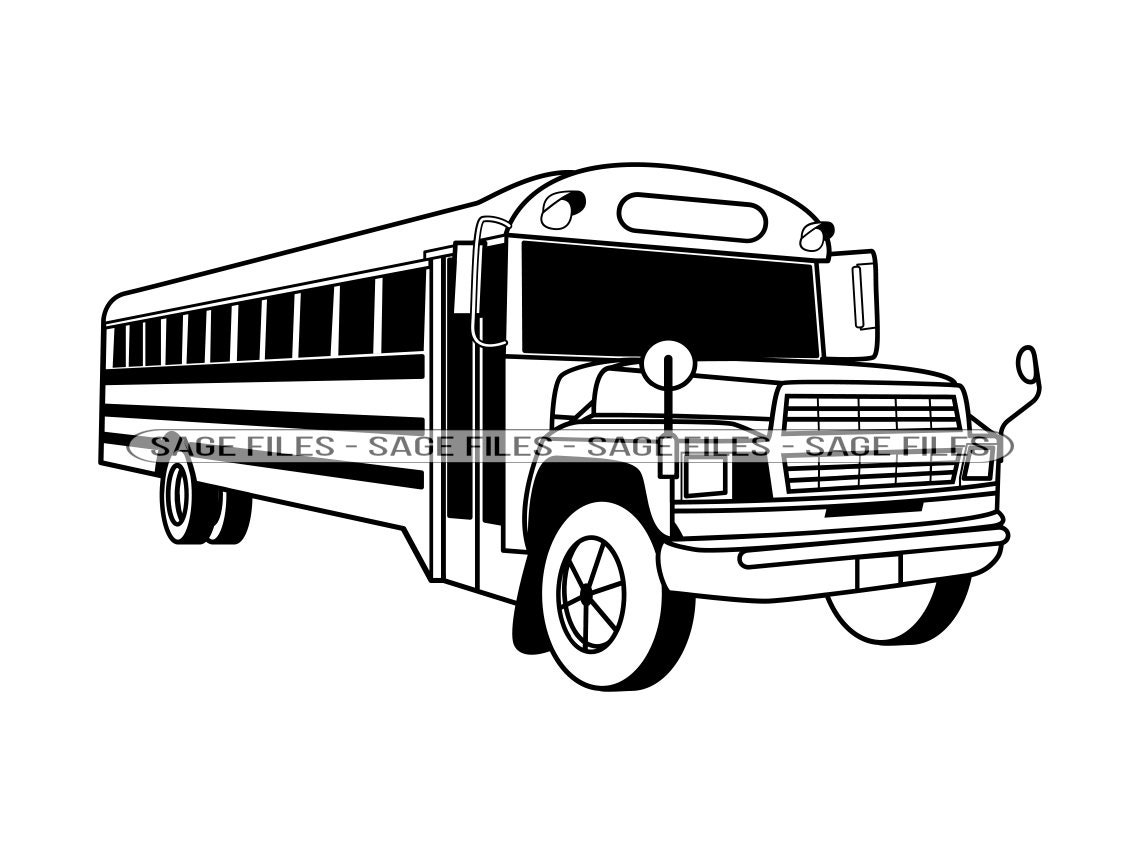 School Bus 9 SVG, School Bus SVG, School Bus Clipart, School Bus Files ...