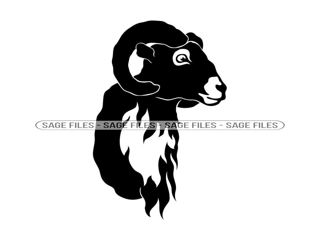 Ram Head SVG, Ram Mascot SVG, Ram Svg, Ram Clipart, Ram Files for ...