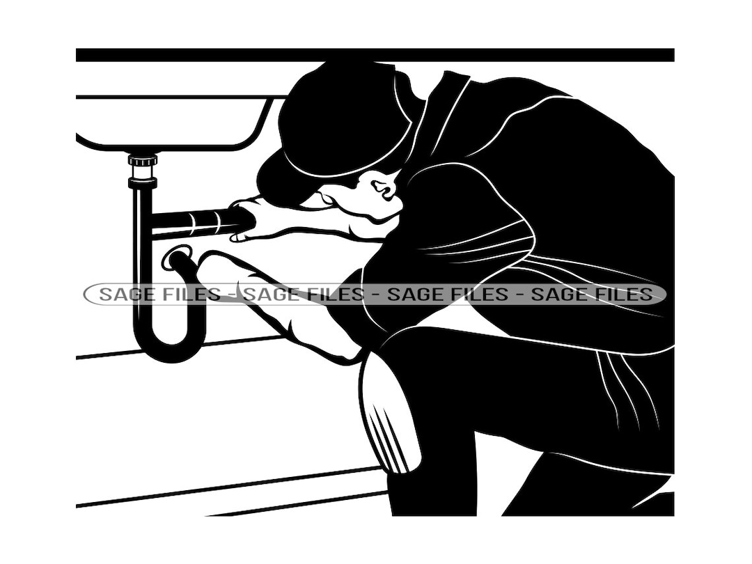 Plumber 2 SVG, Plumber SVG, Plumbing Svg, Plumber Clipart, Plumber ...