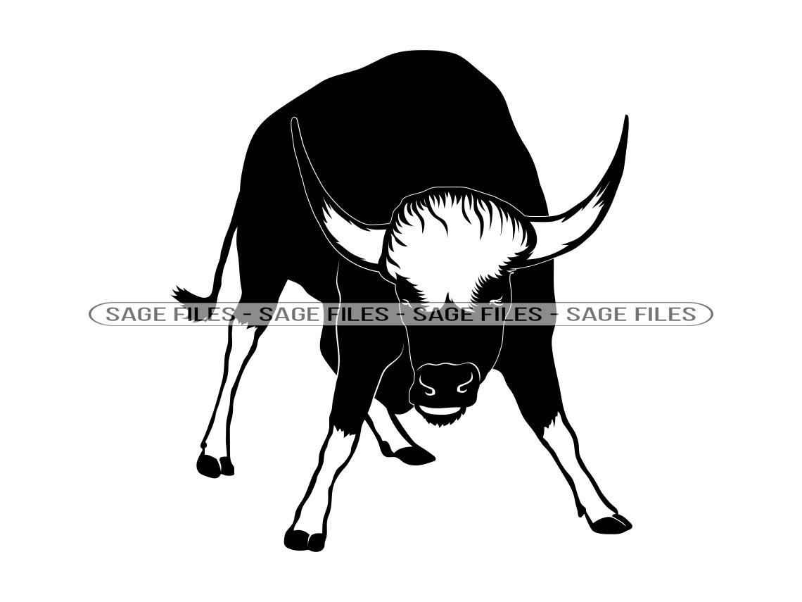 Angry Bull SVG Bull Svg Ox Svg Cattle Svg Bull Clipart - Etsy
