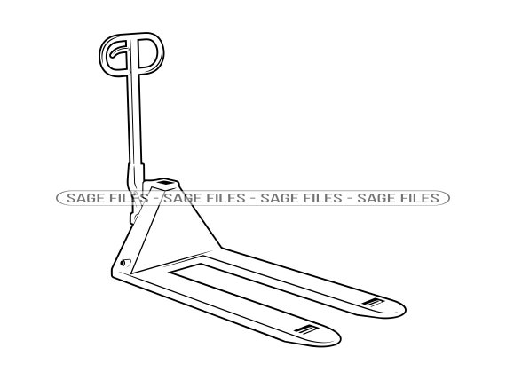 Pallet Jack Outline SVG Pallet Jack Svg Warehouse Svg - Etsy UK