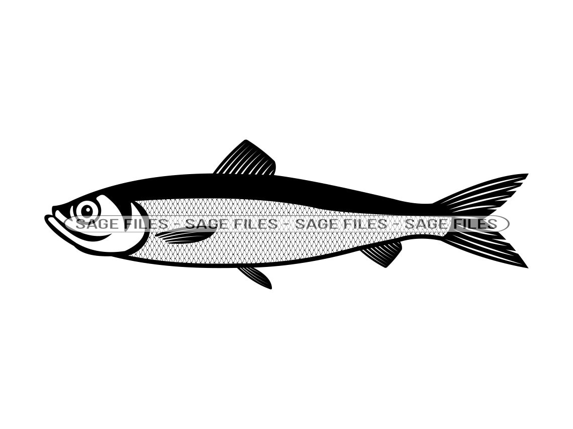Haring SVG, Vissen Svg, Vis Svg, Vissen Clipart, Vissen Bestanden voor ...