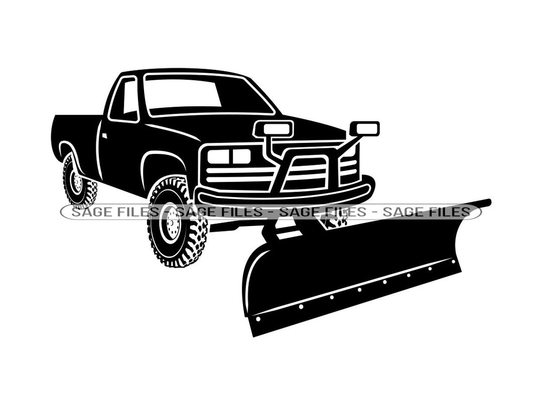 Snow Truck #3 SVG, Snowplow SVG, Snow Svg, Winter Svg, Snow Truck ...