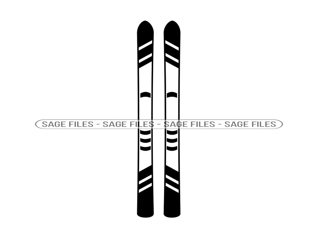 Skis SVG, Skiing Svg, Skis Clipart, Skis Files for Cricut, Skis Cut ...