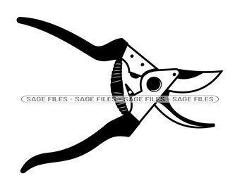 Garden Secateurs Svg - Etsy