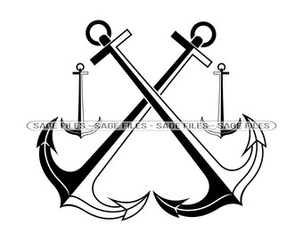 Anchor 18 SVG, Anchor SVG, Nautical SVG, Anchor Clipart, Anchor Files ...