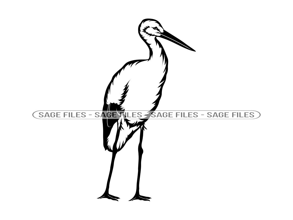 Stork 4 SVG Stork SVG Flying Bird Svg Stork Clipart Stork - Etsy UK