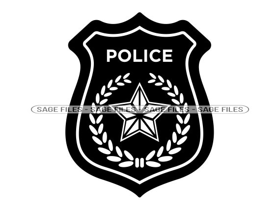 Police Badge SVG Police SVG Police Clipart Police Files for - Etsy
