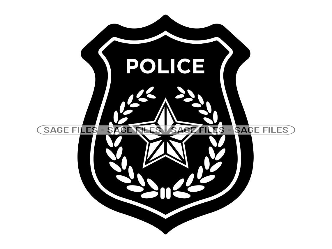 Police Badge SVG, Police SVG, Police Clipart, Police Files for Cricut ...