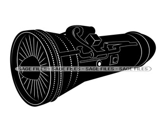 Jet Engine Svg - Etsy