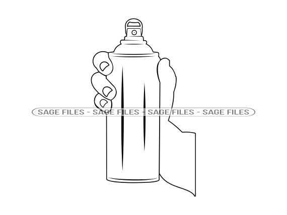 Spray Can Outline