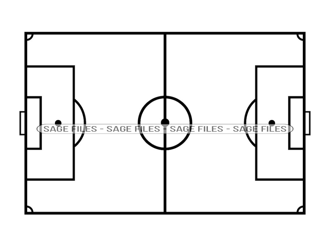 Soccer Field SVG, Soccer Field Clipart, Soccer Field Files for Cricut ...