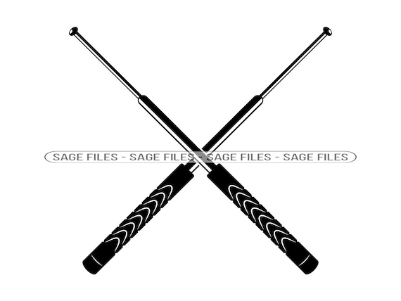 Expandable Baton Logo SVG Sentry Telescopic Baton SVG Police - Etsy