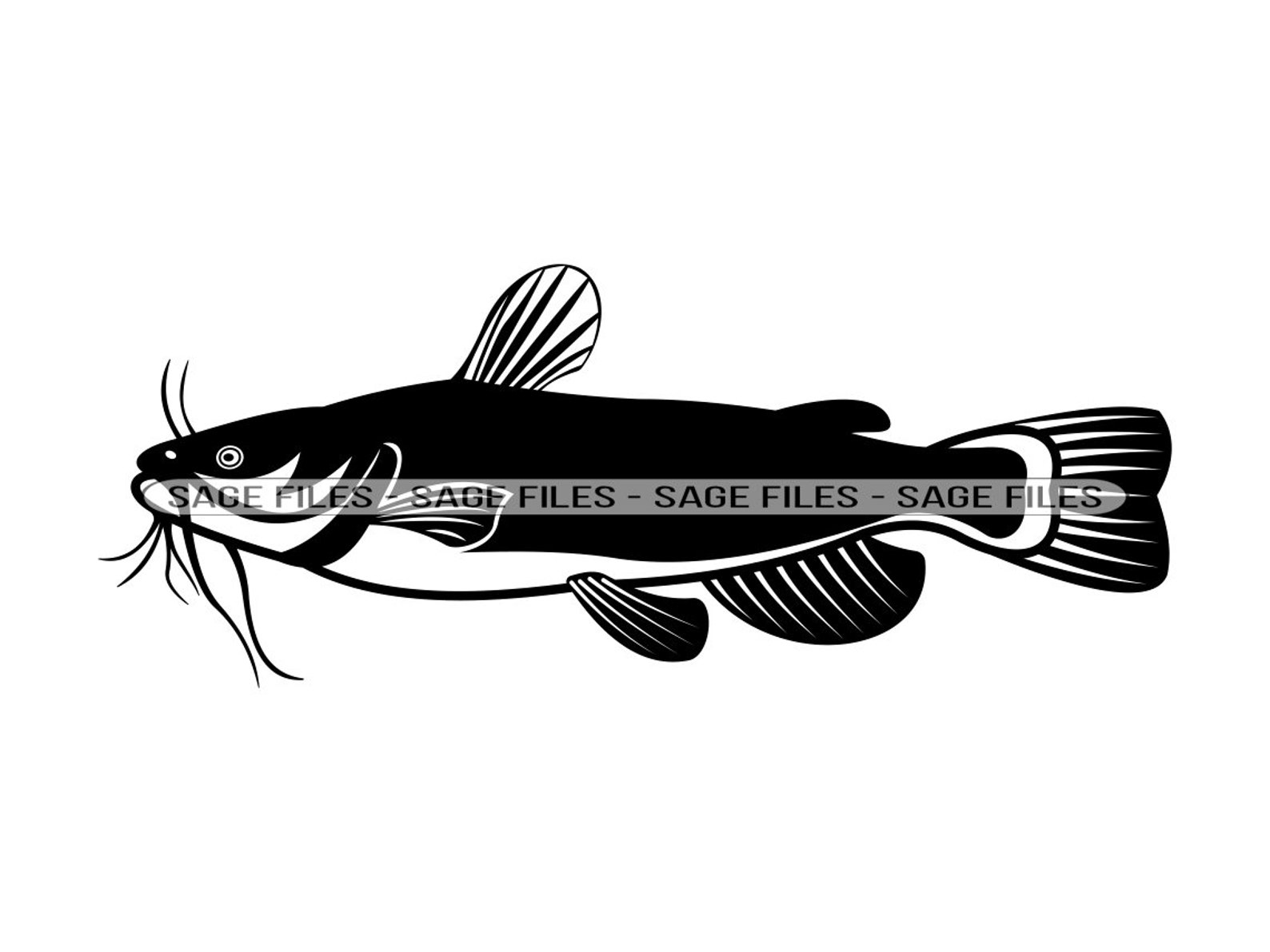 Catfish SVG, Fishing Svg, Fish Svg, Catfish Clipart, Catfish Files for ...