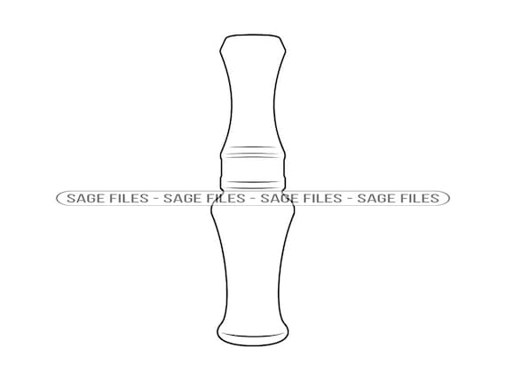 Duck Call Outline 2 SVG Duck Hunting Svg Duck Whistle Svg - Etsy