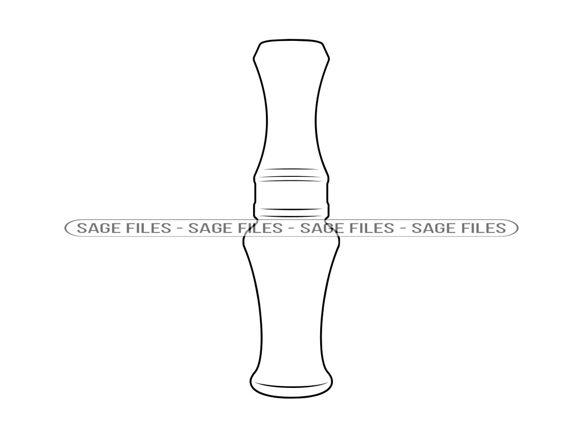 Duck Call Outline 2 SVG Duck Hunting Svg Duck Whistle Svg - Etsy