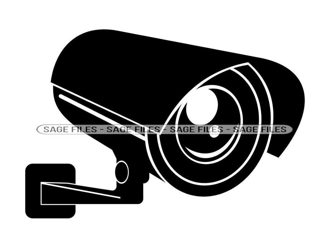 Caméra CCTV #3 SVG, Caméra de sécurité SVG, Clipart de caméra de ...