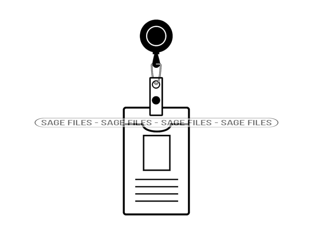 ID #3 Svg, ID Svg, ID Card Svg, Lanyard Svg, Id Clipart, Id Files for ...