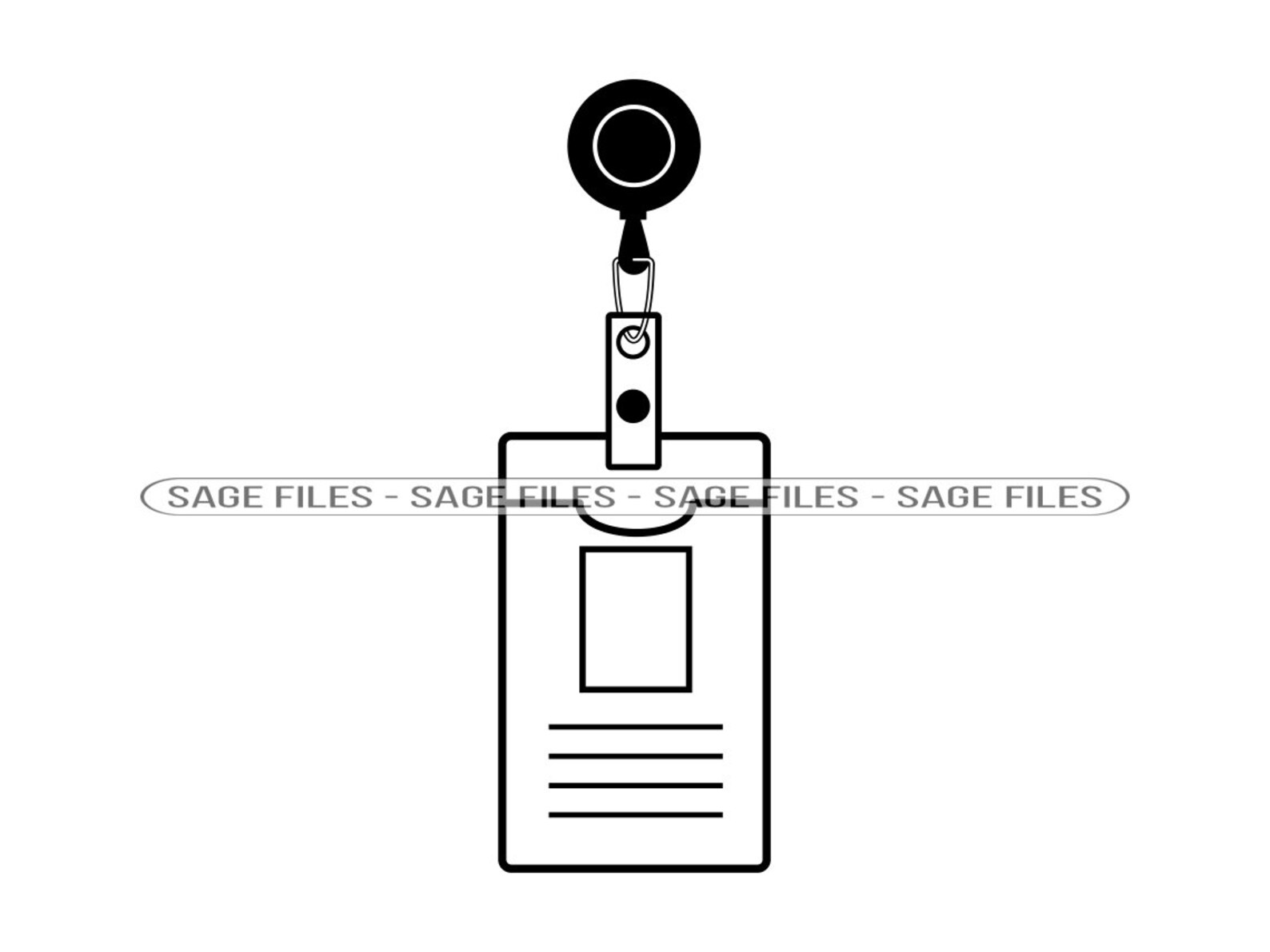 ID 3 Svg ID Svg ID Card Svg Lanyard Svg Id Clipart Id - Etsy