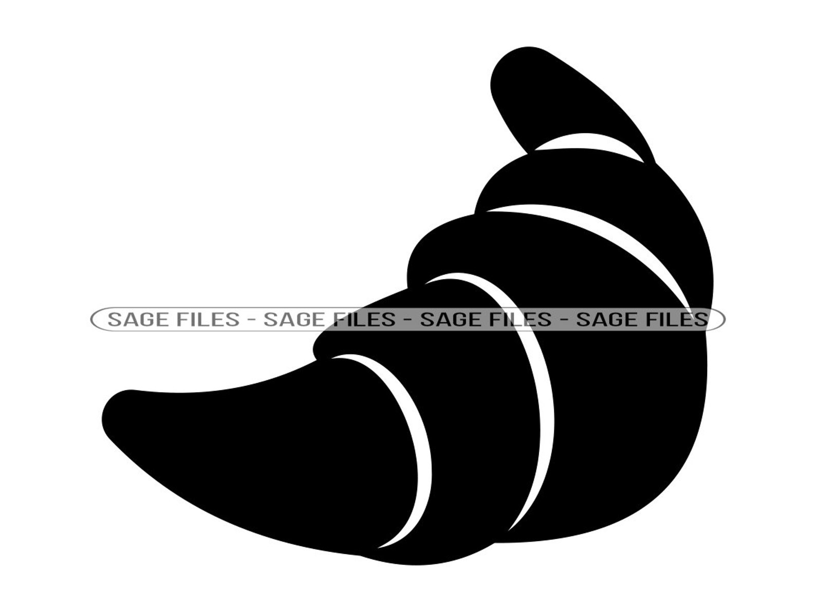 Croissant 3 SVG Croissant Svg Pastry SVG Croissant - Etsy