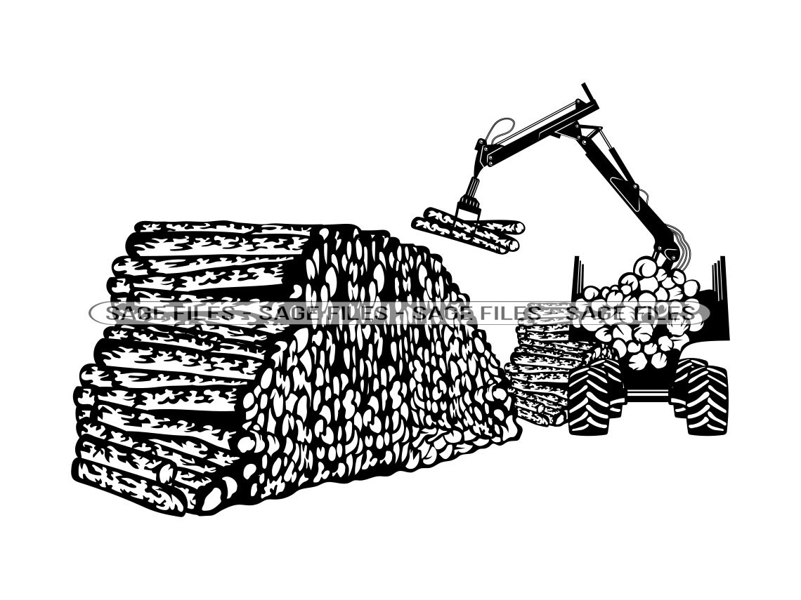 Logging Svg, Lumber Harvester Svg, Forestry Svg, Lumberjack Svg ...
