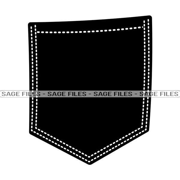 Jeans Pocket Svg for Cricut - Etsy