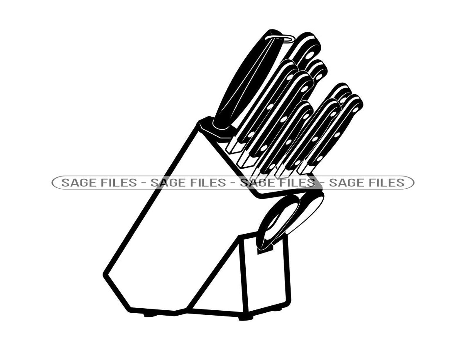 Knife Set SVG Knives Svg Kitchen Svg Cooking Svg Knife Set - Etsy