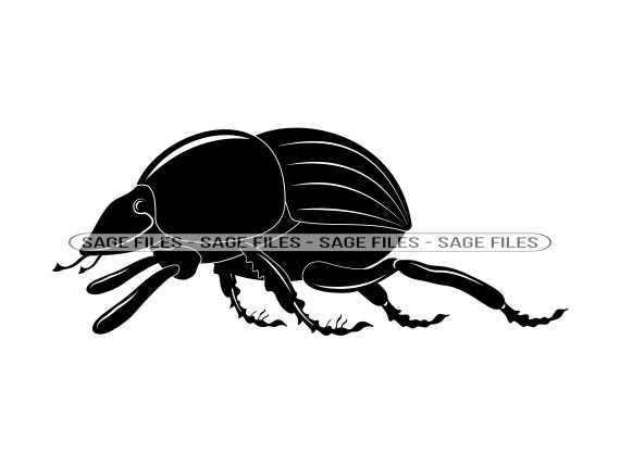 Black Scarab Beetle 2 SVG Beetle Svg Insect Svg Bug Svg - Etsy