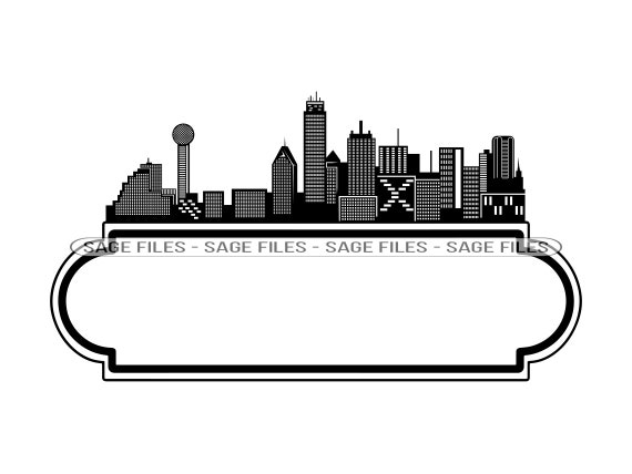Dallas Svg Dallas Skyline Svg Dallas Real Estate Svg Dallas - Etsy