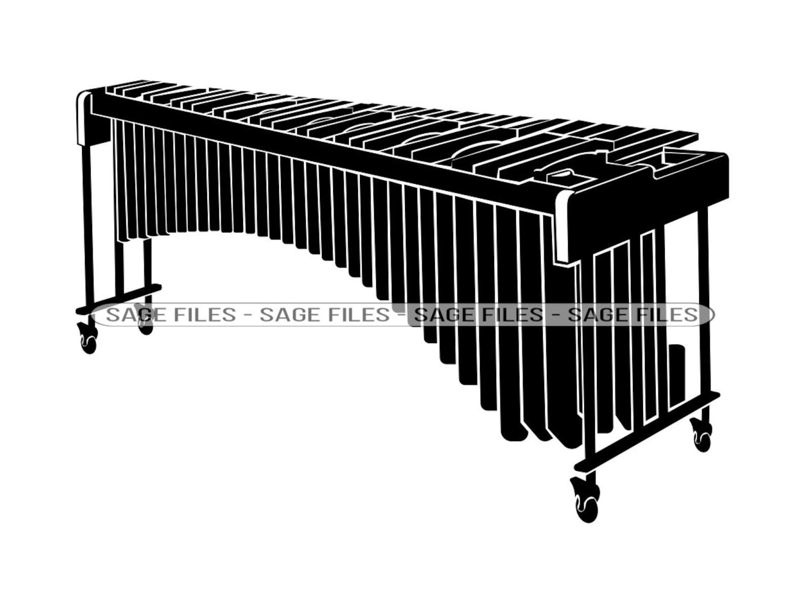 Marimba SVG, Marimba Clipart, Marimba Files for Cricut, Marimba Cut ...