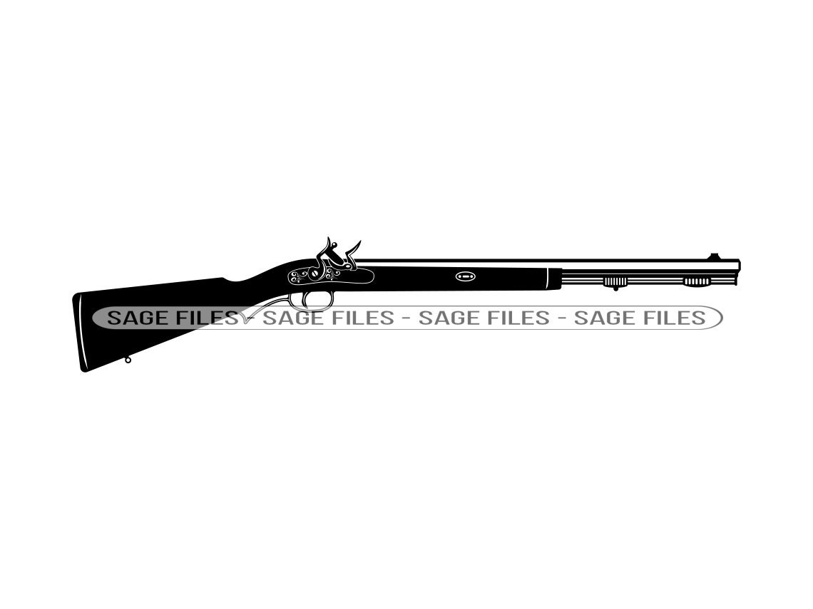 Flintlock Rifle SVG Rifle Svg Musket Svg Gun Svg Rifle - Etsy UK
