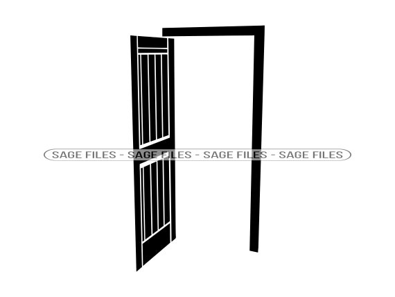 Open Door 2 SVG Door Svg Entrance Svg Exit Svg Door - Etsy